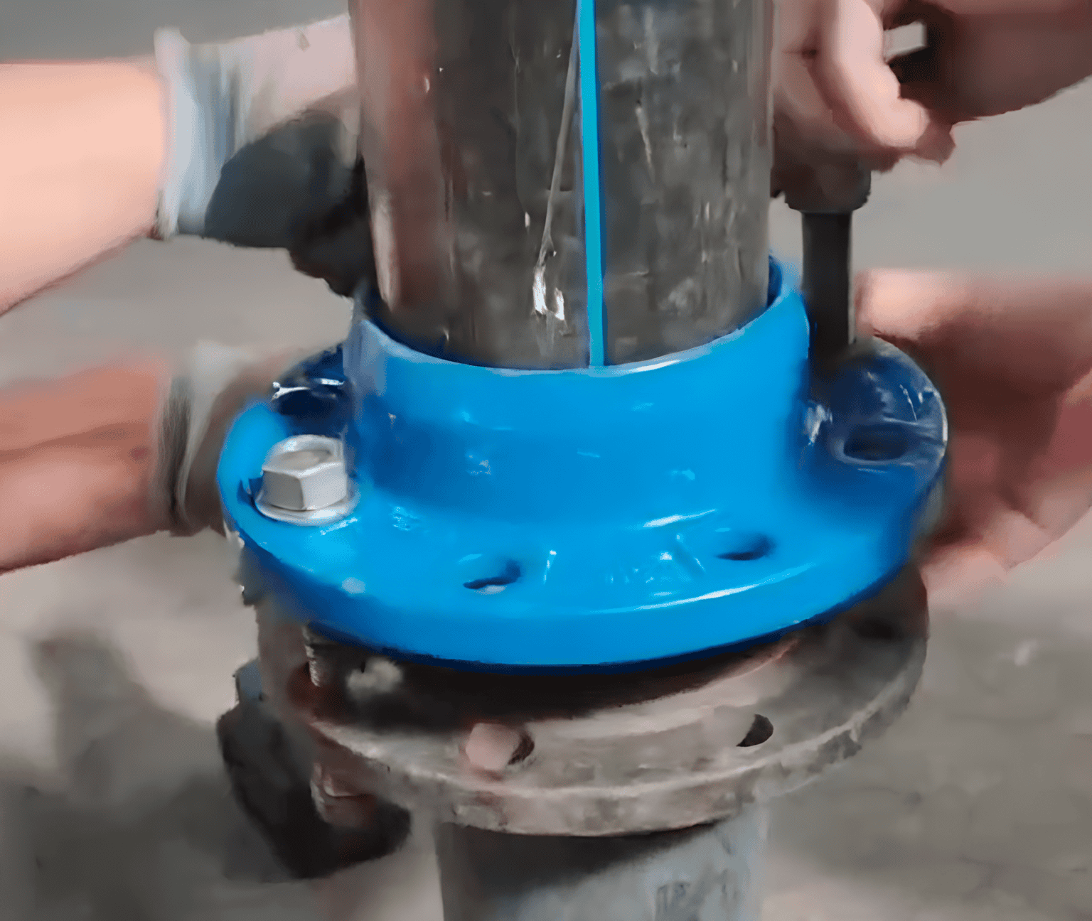 Como Conectar uma Conexão Flangeada a um Tubo PEAD sem solda? - Masterfer Hidráulicos